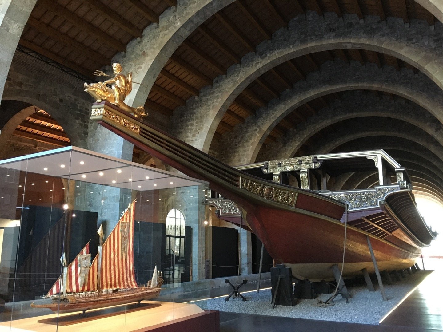 El Museo Marítimo de Barcelona.