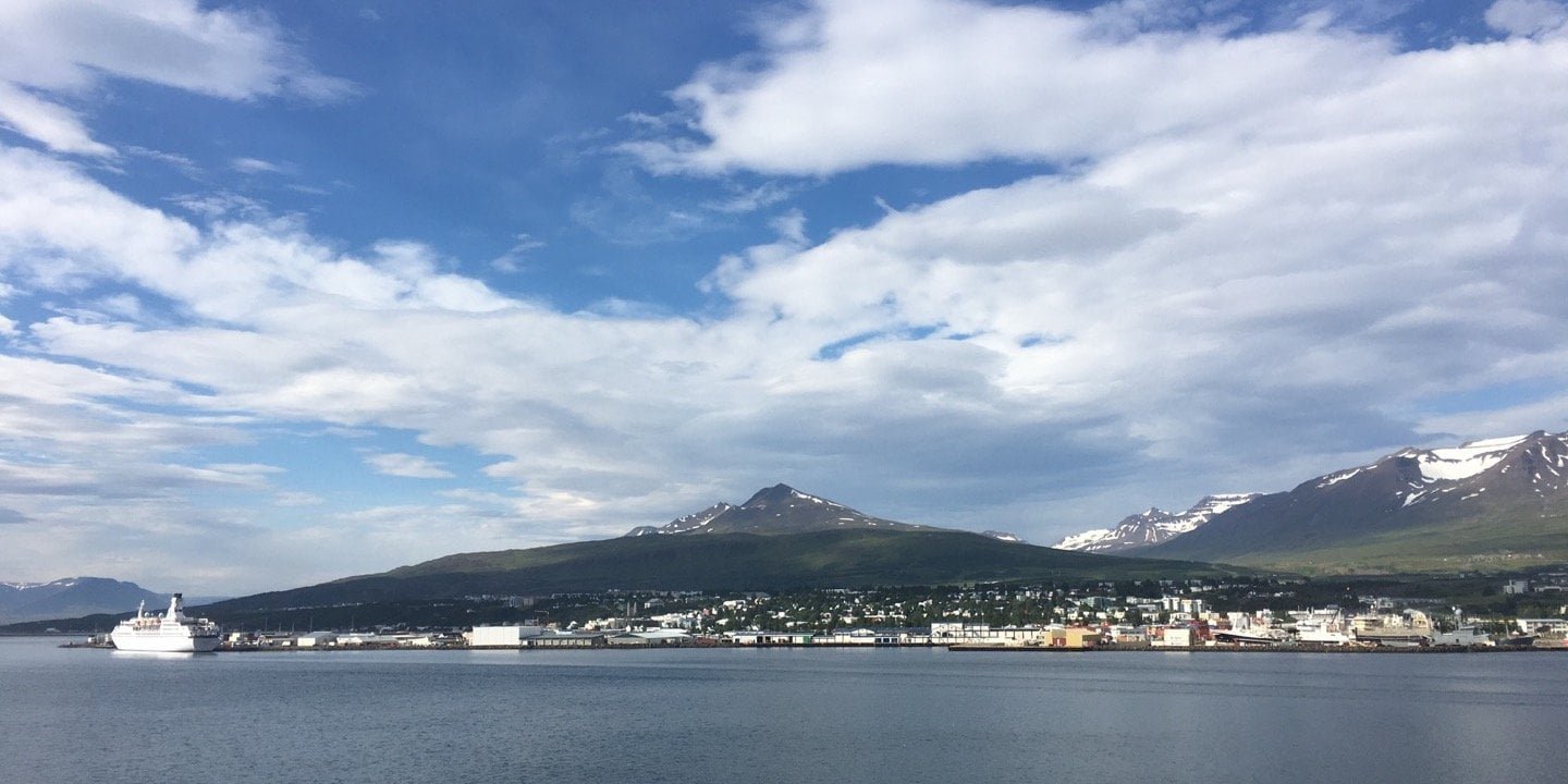 Escala en Akureyri.