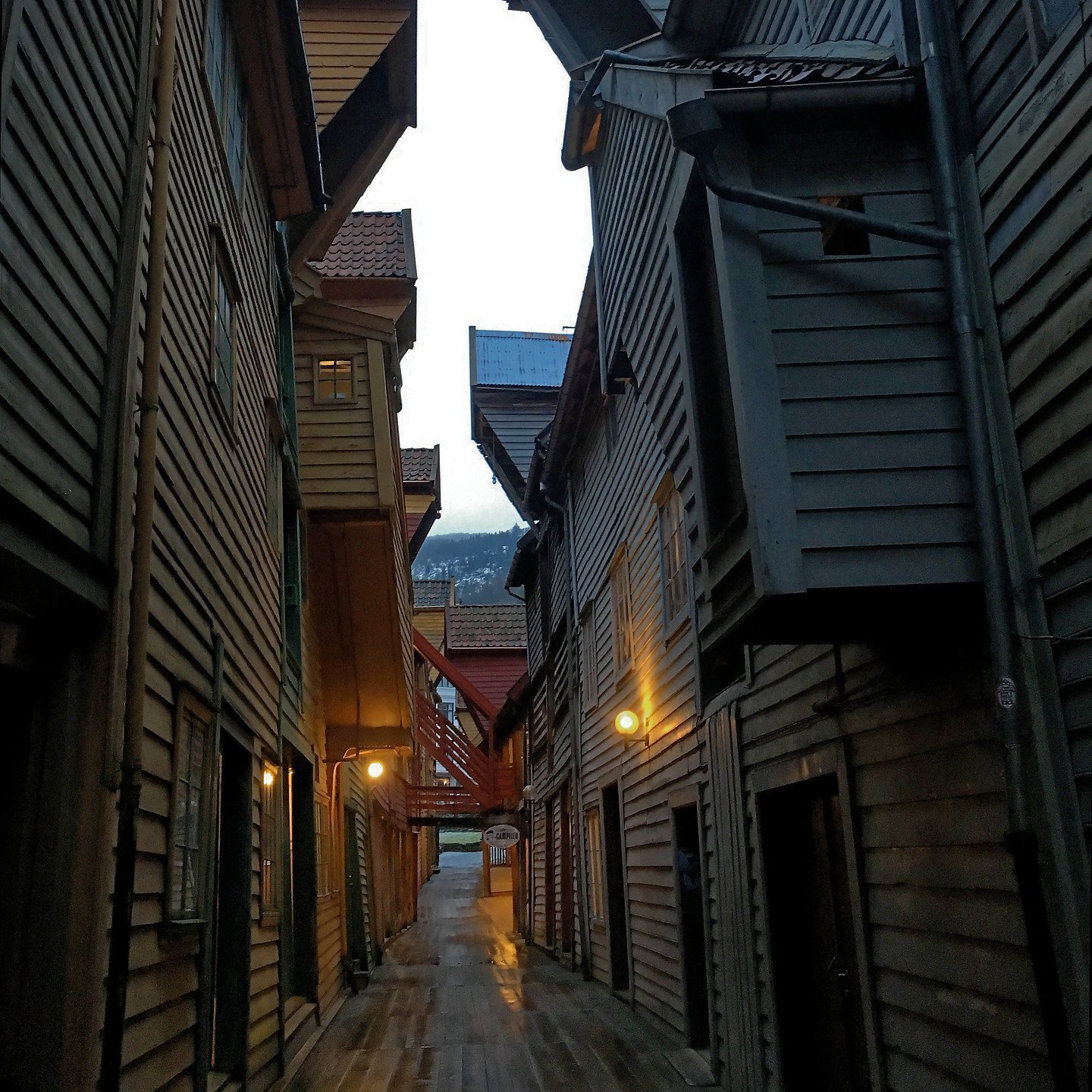 Dos paseos por Bryggen.